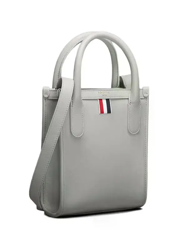 Thom Browne Small Vertical Tote Bag - Grey