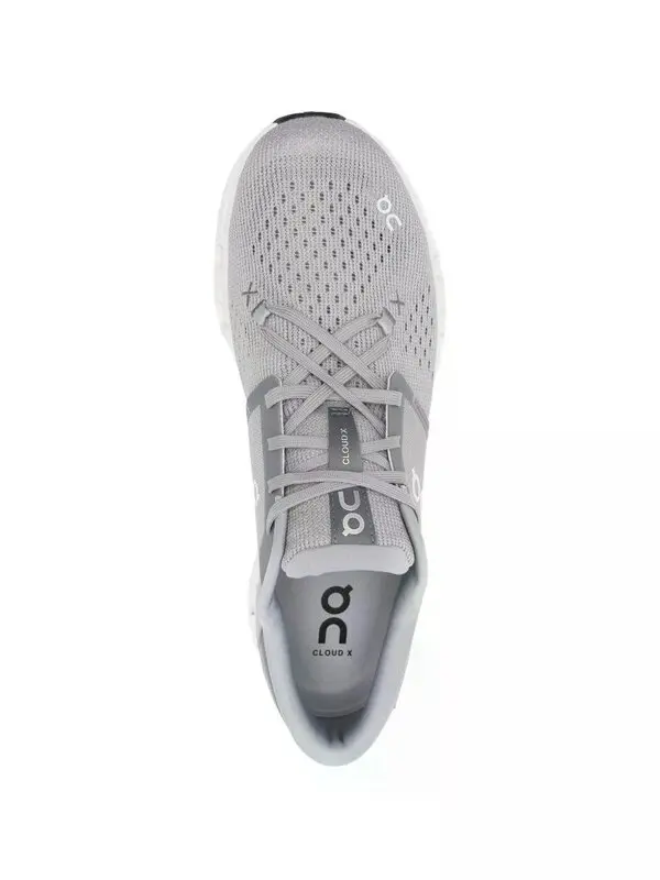 On Cloud X 4 Perforated Sneakers - Grey