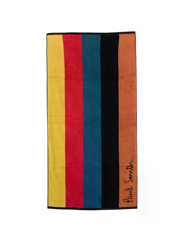 Paul Smith Striped Artist Towel - Yellow