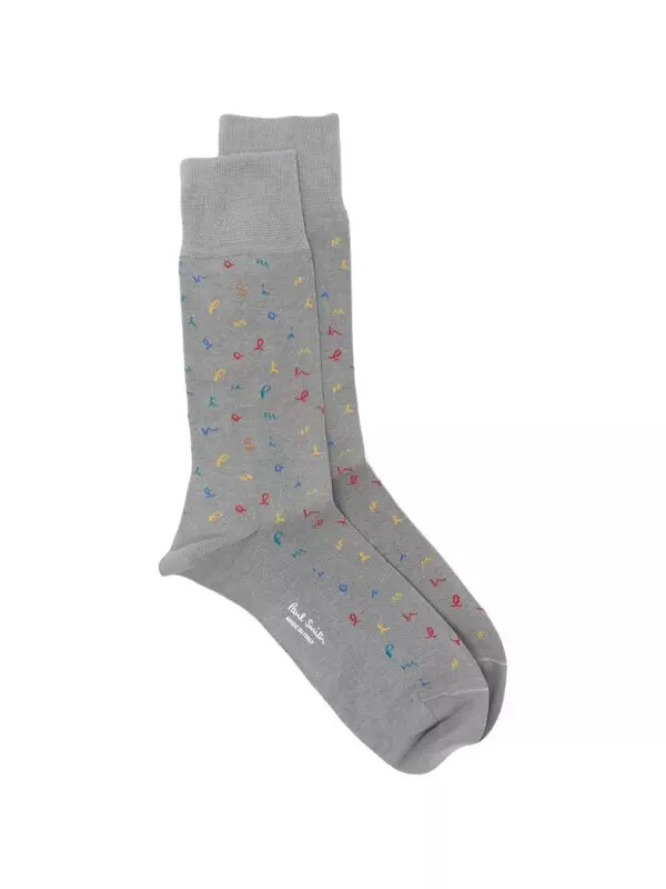 Paul Smith Meribel Logo-detail Socks - Grey