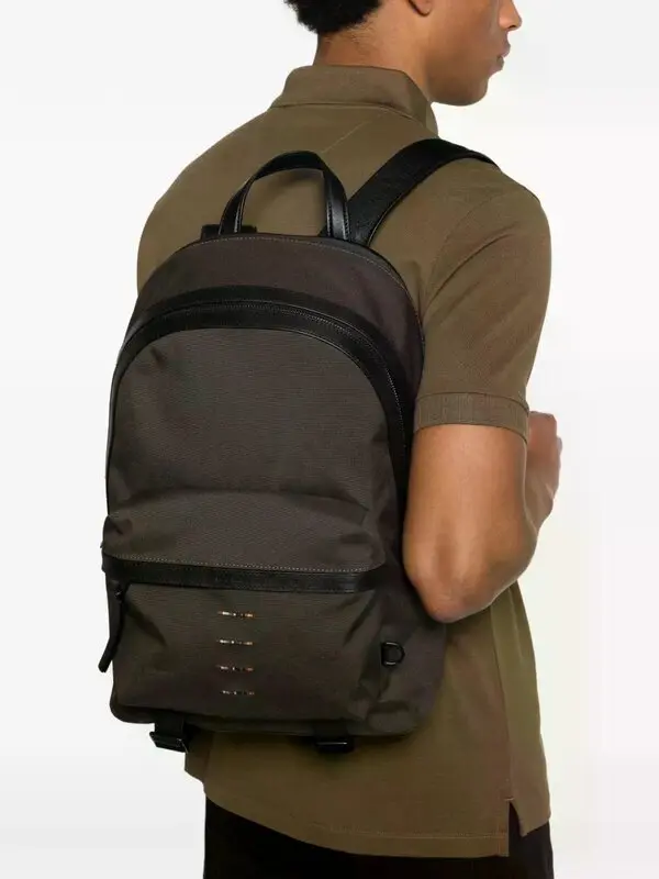Paul Smith Leather-trim Backpack