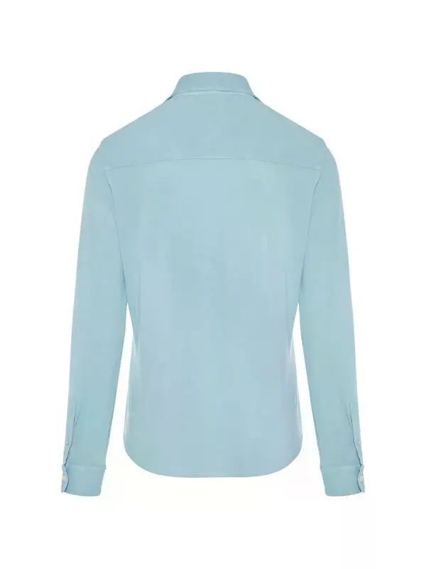 Fedeli Steve Collared Shirt - Blue