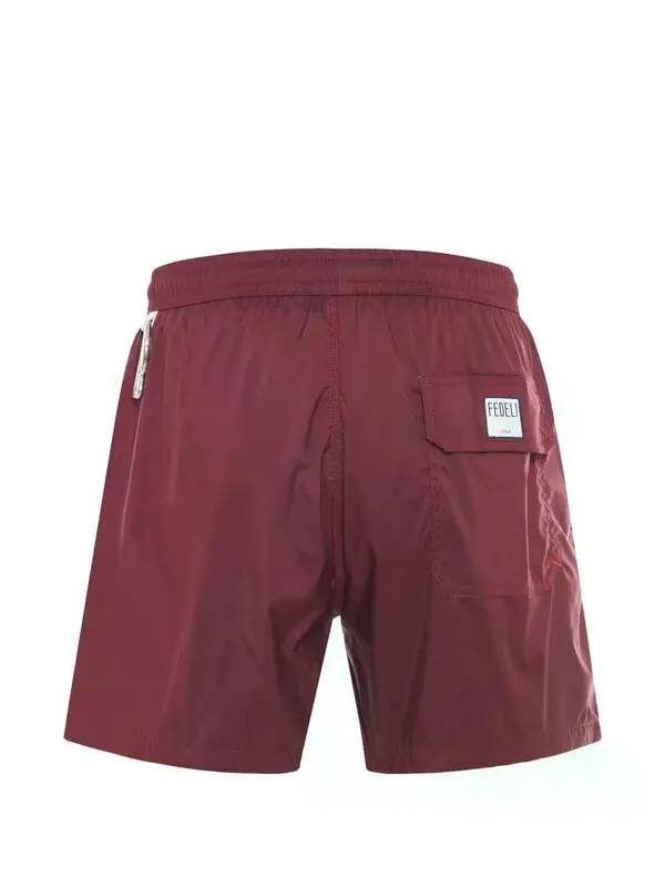 Fedeli Madeira Swim Trunks - Red