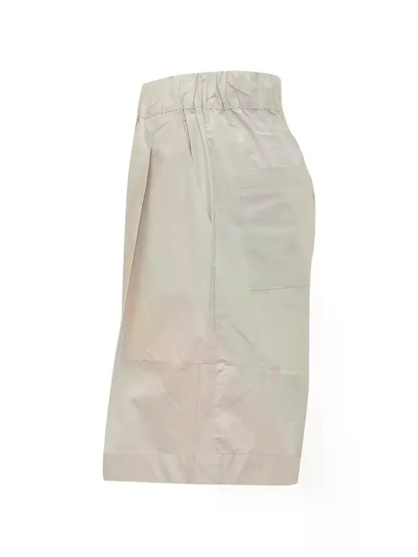 A PAPER KID Logo-patch Shorts - Neutrals