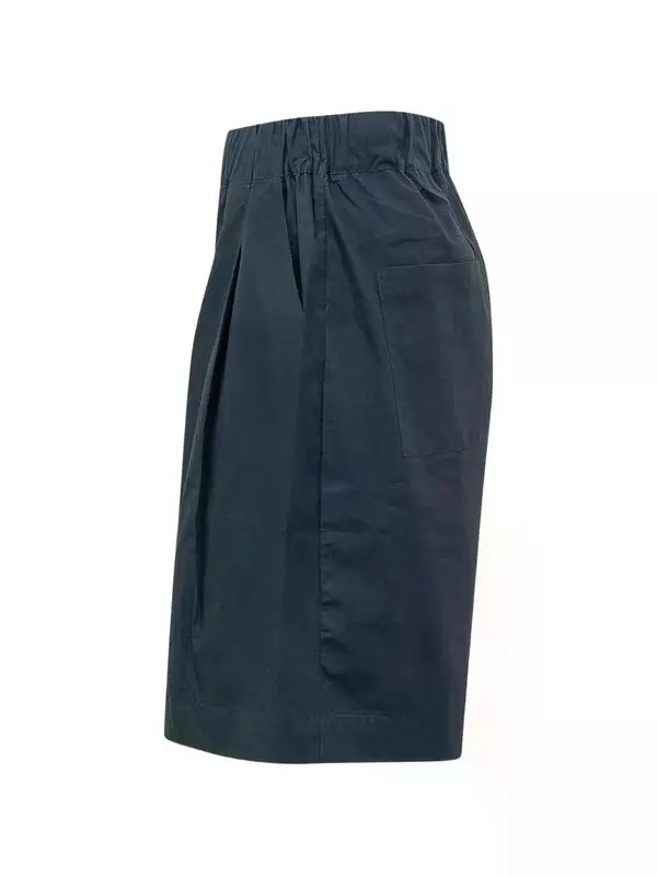 A PAPER KID Logo-patch Bermuda Shorts