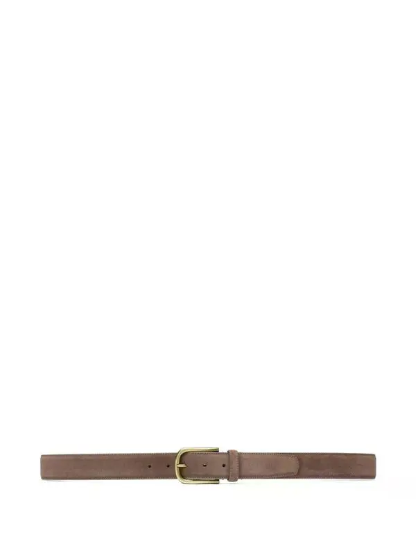 Officine Creative Leather Buckle Belt - Brown
