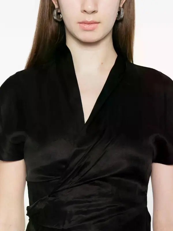 Rick Owens Short-sleeve Blouse - Black