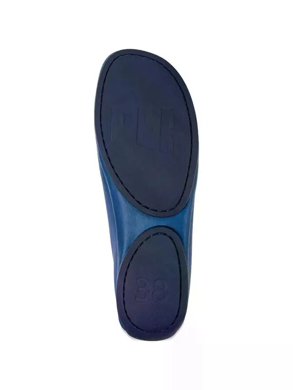 Camper Right Nina Leather Ballet Flats - Blue