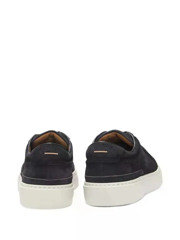 BOSS Suede Lace-up Sneakers - Blue