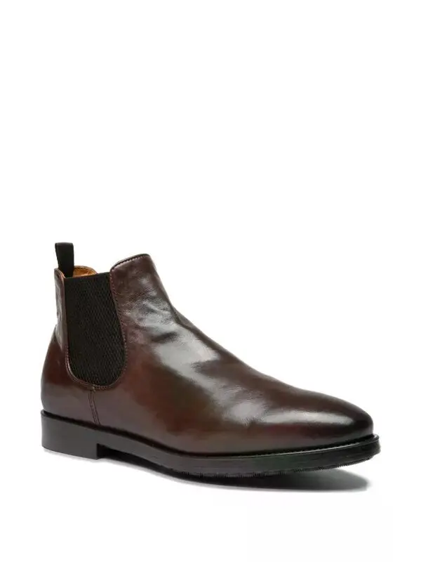Officine Creative Leather Chelsea Boots