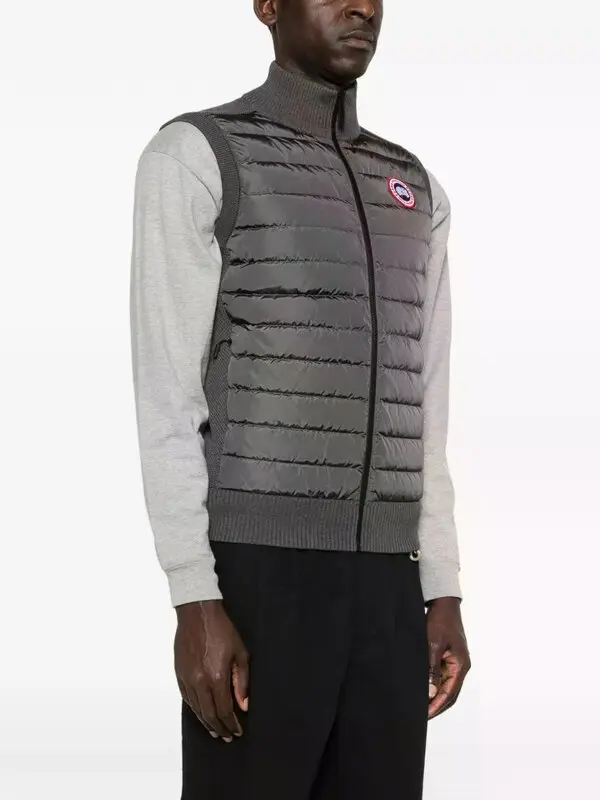 Canada Goose Hybridge Quilted Knit Vest - Grey