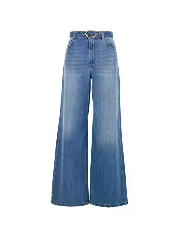 TWINSET Flared Jeans With Belt