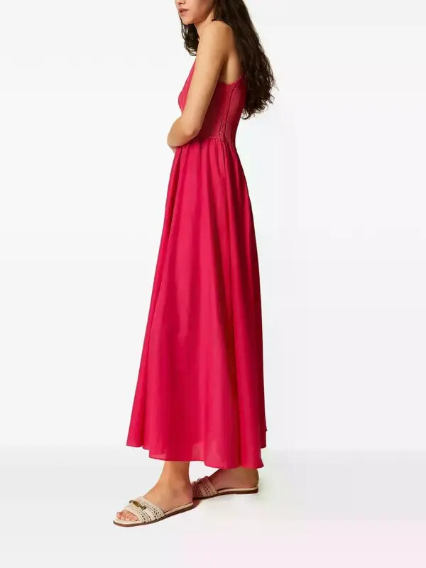 TWINSET Long Dress With Knit Bodice