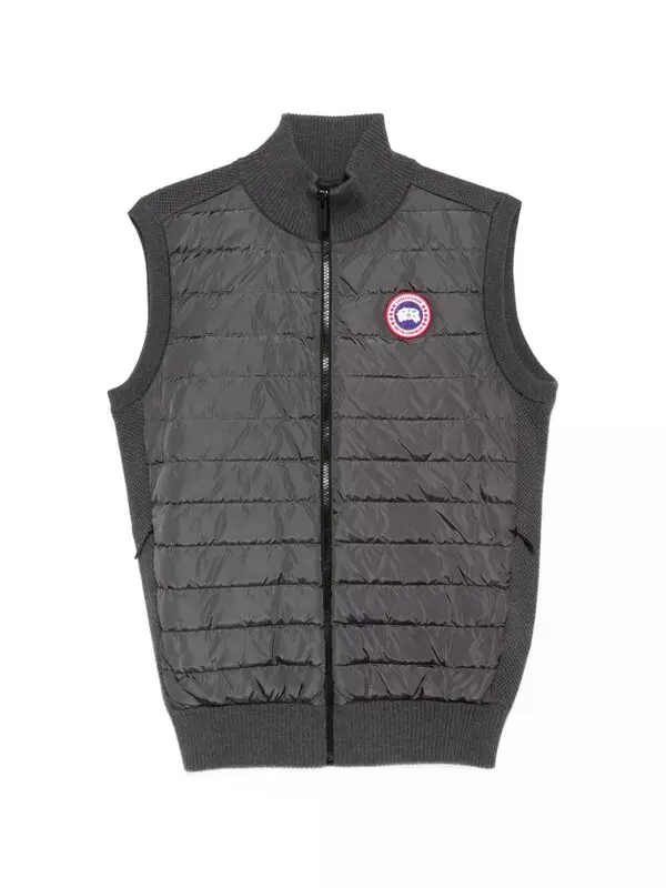 Canada Goose Hybridge Quilted Knit Vest - Grey