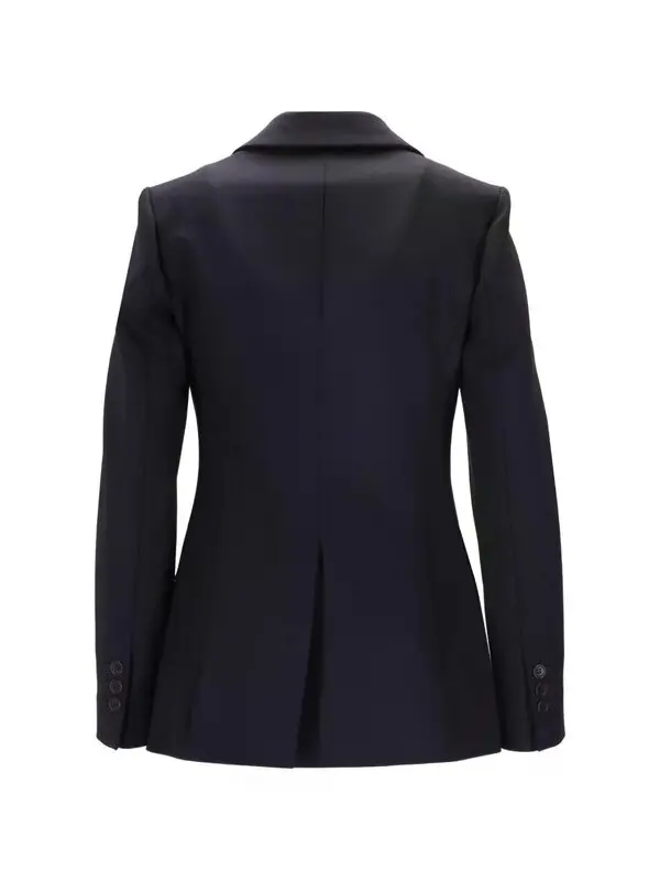 P.a.r.o.s.h Notched Lapel Single-breasted Jacket - Blue