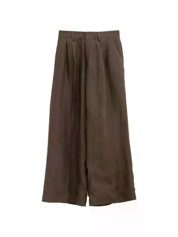 ERL Pleated Palazzo Pants - Brown