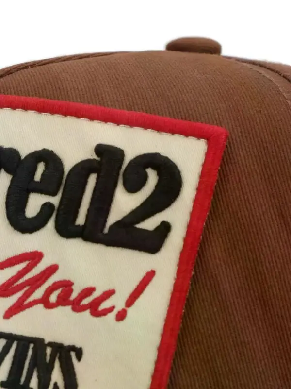 Dsquared2 Logo-patch Cap - Brown