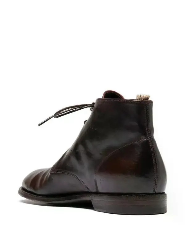 Officine Creative Leather Lace Up Boots