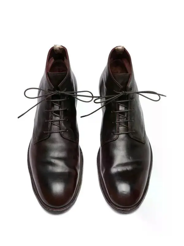 Officine Creative Leather Lace Up Boots