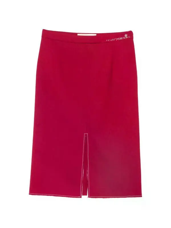Marni Split-hem Midi Skirt