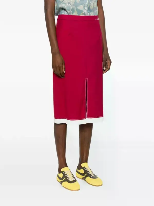 Marni Split-hem Midi Skirt