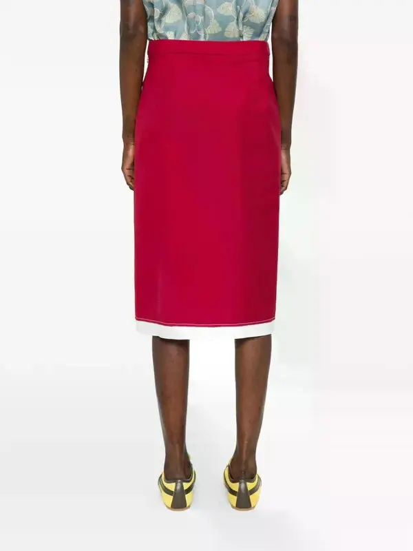 Marni Split-hem Midi Skirt
