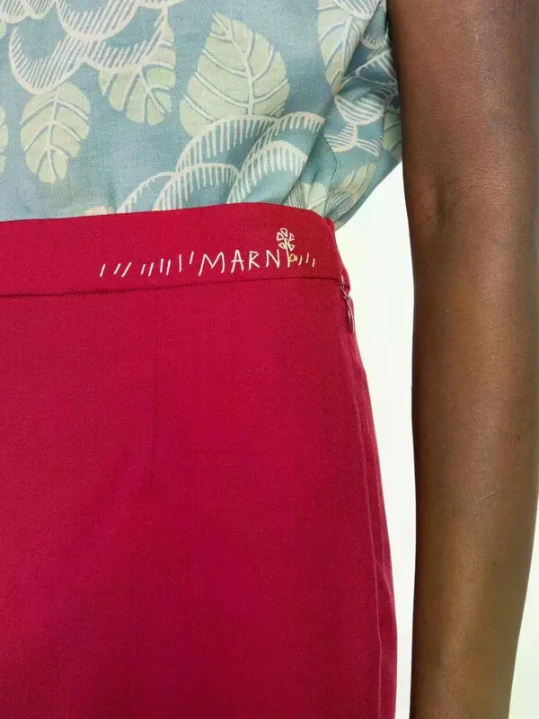 Marni Split-hem Midi Skirt