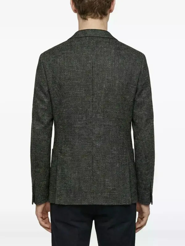 L.B.M. 1911 Notch-lapel Single-breasted Blazer