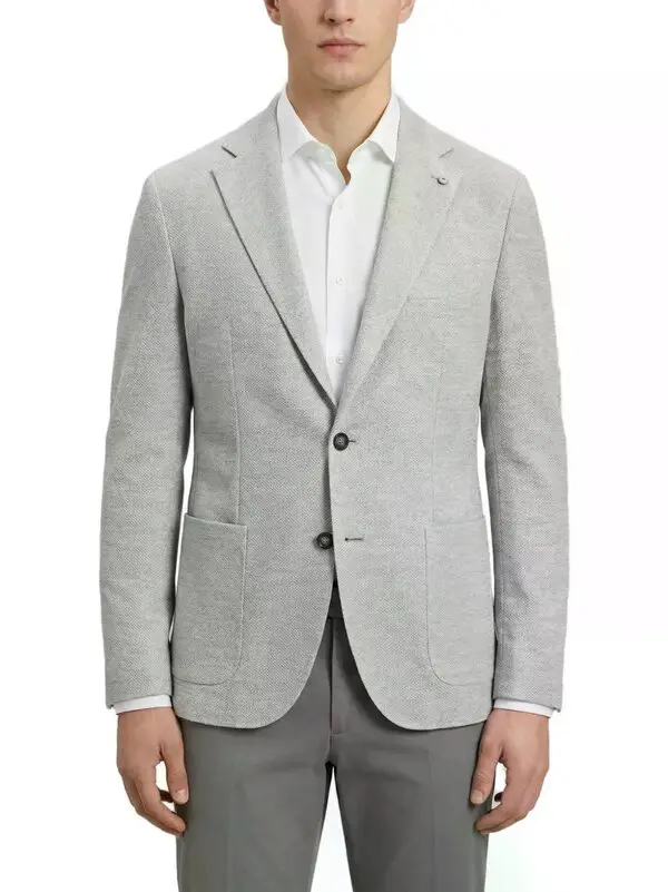 L.B.M. 1911 Button Blazer - Grey