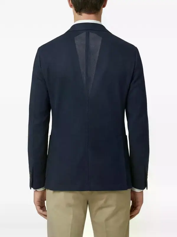 L.B.M. 1911 Button Single-breasted Blazer - Blue