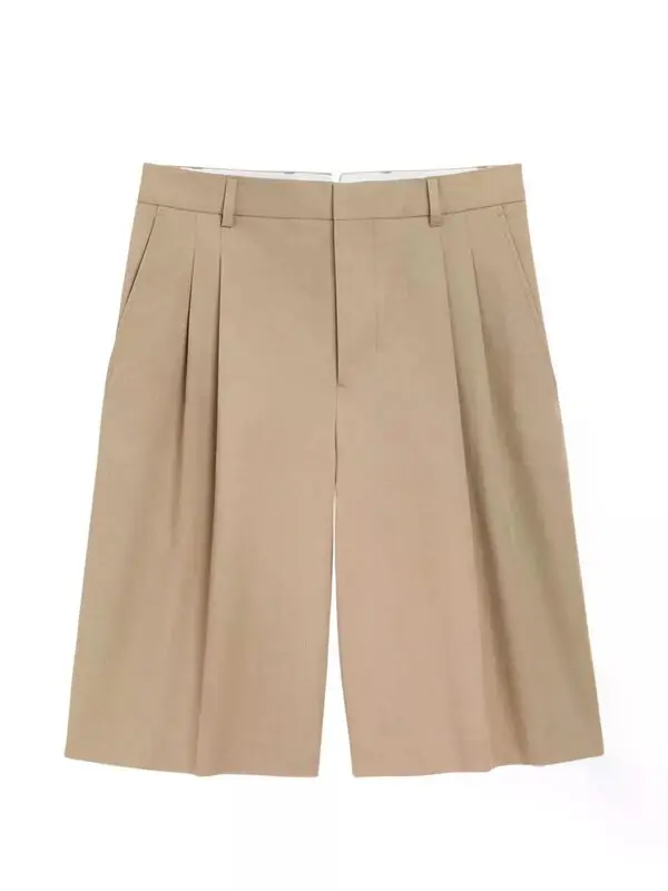 AMI Paris Wide-leg Tailored Shorts
