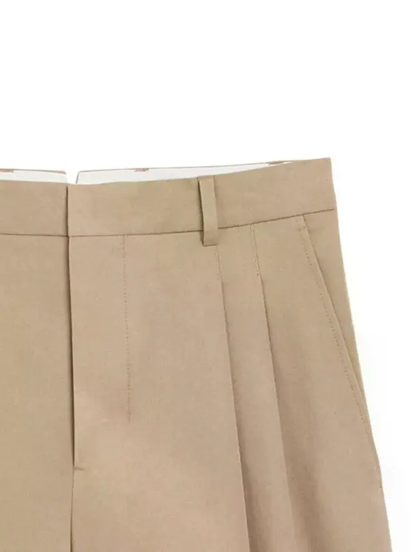 AMI Paris Wide-leg Tailored Shorts