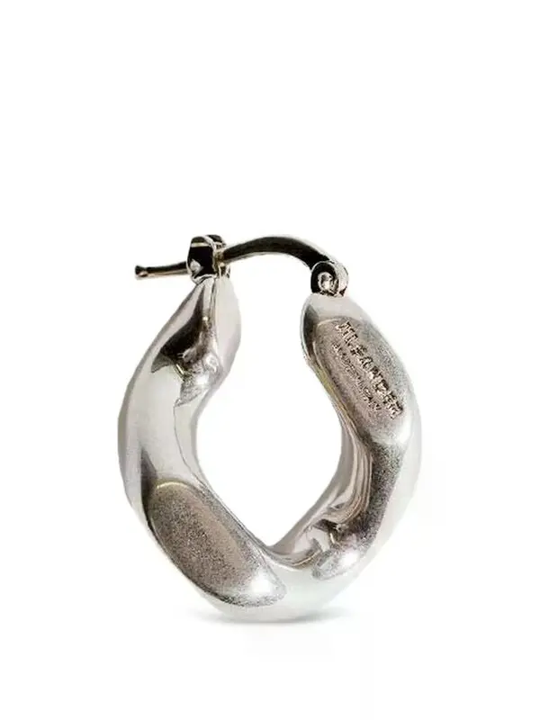 JIL SANDER Single Earring - Silver