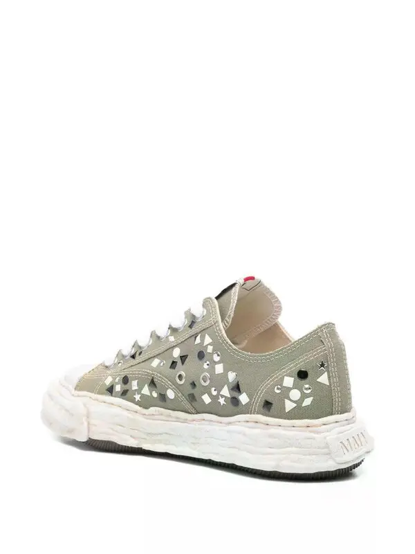 Mihara Yasuhiro Peterson 23 Embellished Sneakers - Green