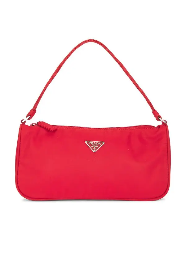 Prada Tessuto Pouch - Red