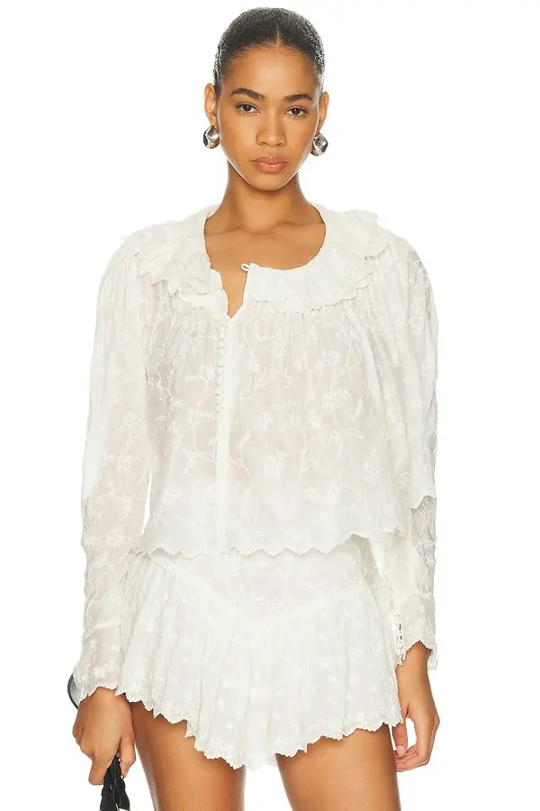 Isabel Marant Zelly Top - White