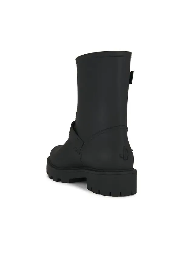 JIMMY CHOO Biker Rain Short Boots