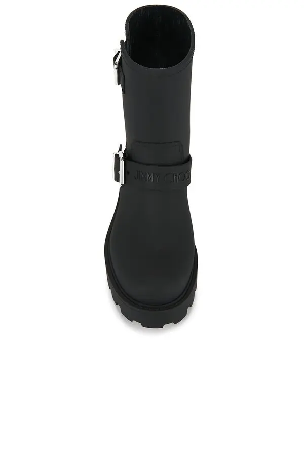 JIMMY CHOO Biker Rain Short Boots