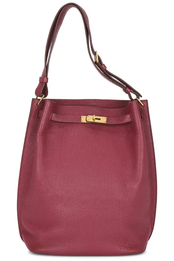 Hermès Togo So Kelly 26 Shoulder Bag - Rubis