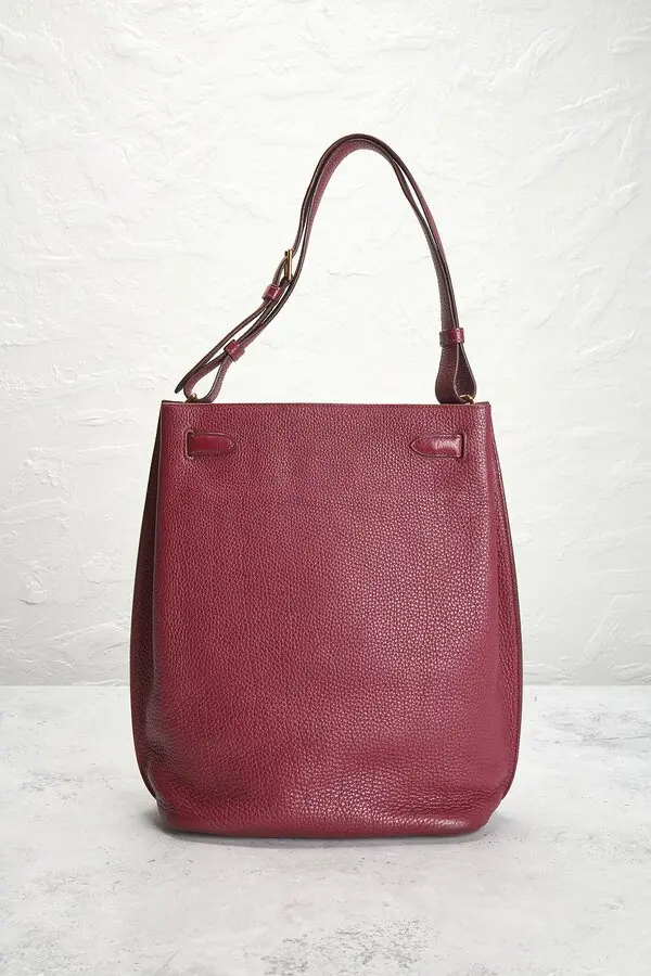 Hermès Togo So Kelly 26 Shoulder Bag - Rubis