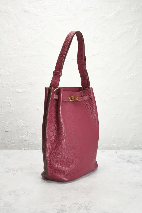 Hermès Togo So Kelly 26 Shoulder Bag - Rubis