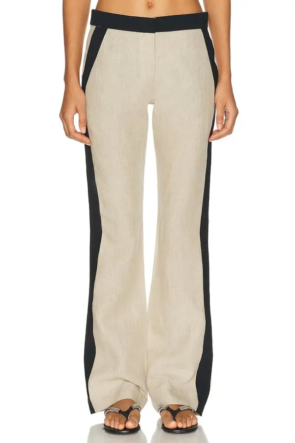 Coperni Taped Tailored Pant - Beige