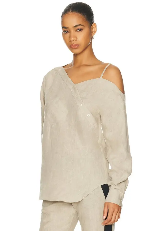 Coperni Heart Shirt - Beige