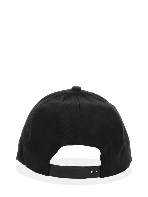 Hugo Logo Baseball Cap - Black