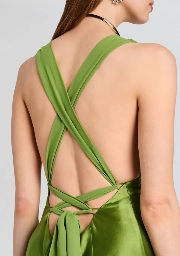 Retrofete Fig Gown - Kiwi