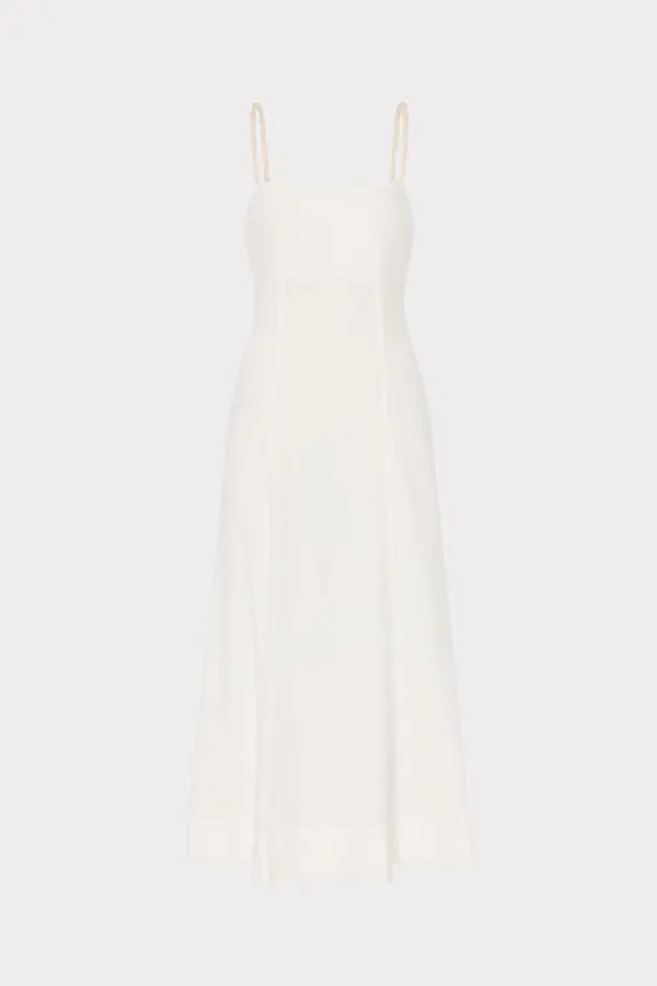MILLY Linen Cover-up Dress - White