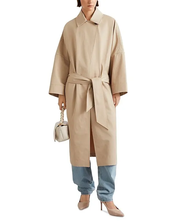 Marella Mllmandare Deconstructed Trench Coat - Natural