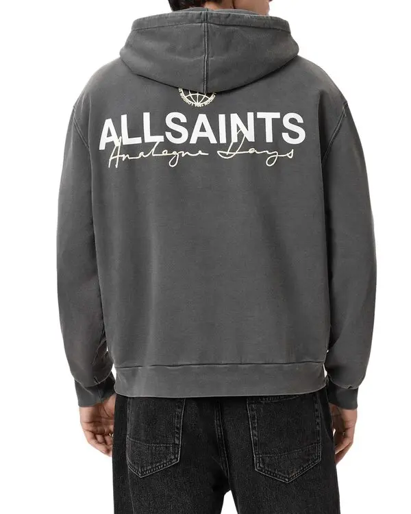 ALLSAINTS Emblem Drawstring Hoodie