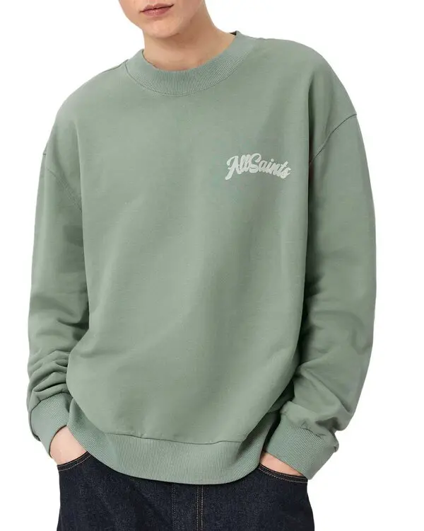 ALLSAINTS Odyssey Crewneck Logo Sweater