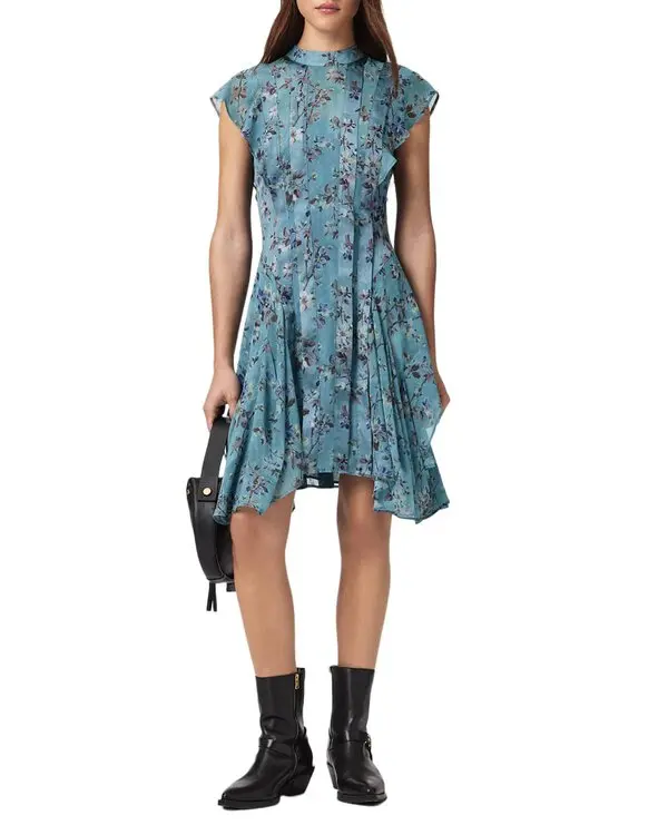 ALLSAINTS Fleur Dress - Vine Lake